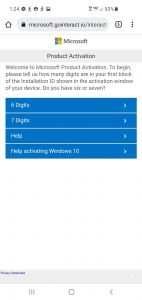 How to activate Windows offline using Microsoft's text-based options