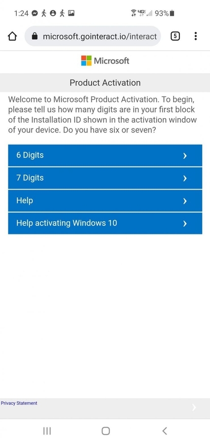 How to activate Windows offline using Microsoft's text-based options