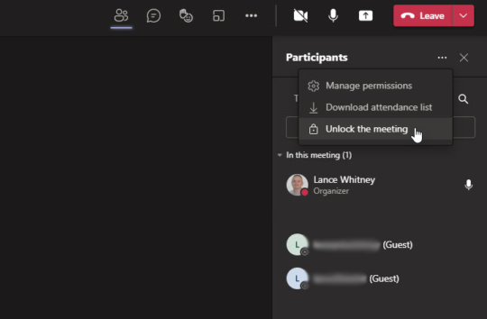 How to secure your Microsoft Teams meetings with the lock feature