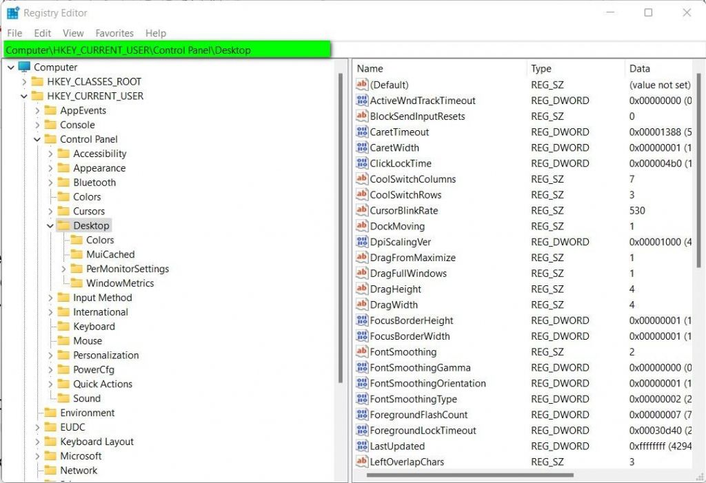 How to display version information on the Windows 11 desktop