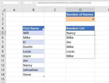How to generate random text using the RANDARRAY() function in Excel ...