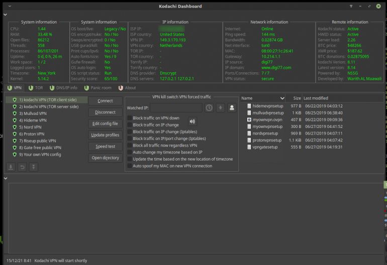 Kodachi is the operating system for those who value privacy but don't ...