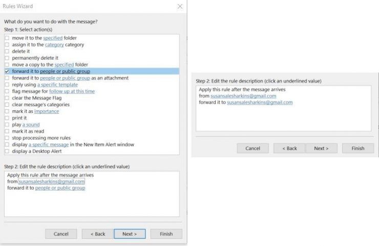 How to use a rule to forward emails in Outlook - TechRepublic