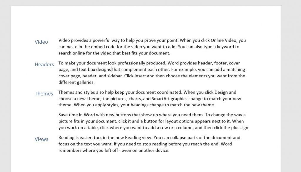 How to add sideheads to a document in Word - TechRepublic