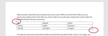 How to Control a Word Table’s Horizontal Alignment
