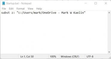 How to permanently map OneDrive to a drive letter using a batch file ...