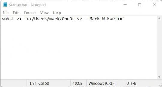 How to permanently map OneDrive to a drive letter using a batch file ...