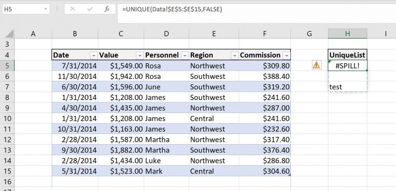How to use the spill range in Excel - TechRepublic