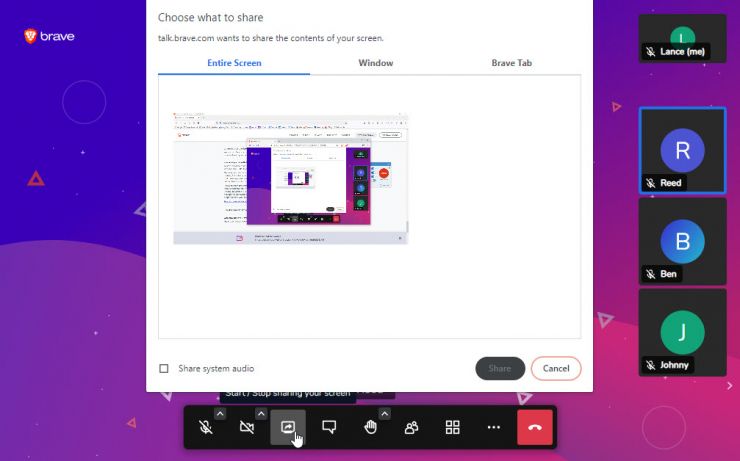 How to use Brave Talk for secure video conferencing - TechRepublic