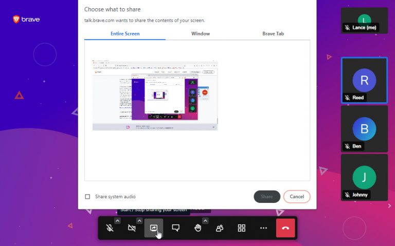 How to use Brave Talk for secure video conferencing - TechRepublic