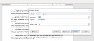 How to remove tabs used to indent paragraphs in a Word document ...