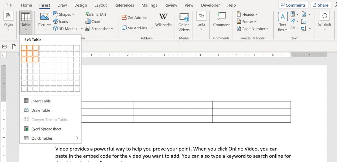 How to align tables using Quick Tables in Microsoft Word | TechRepublic