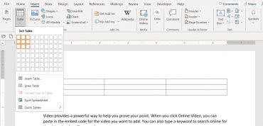 How to align tables using Quick Tables in Microsoft Word | TechRepublic