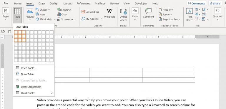 How to align tables using Quick Tables in Microsoft Word | TechRepublic