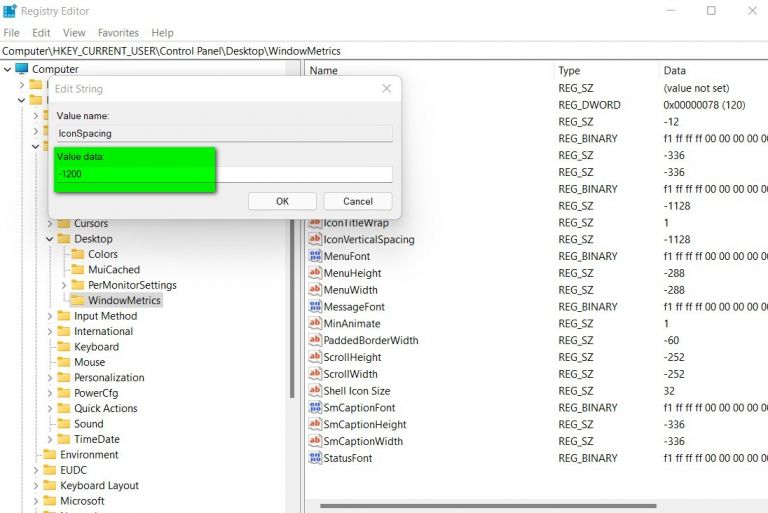 How to change icon spacing on the Windows 11 desktop - TechRepublic