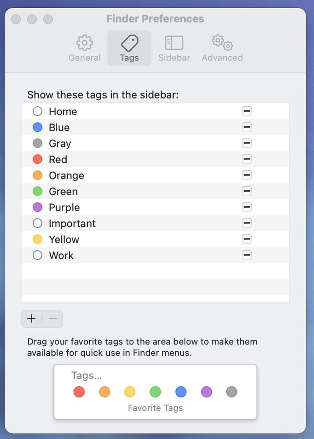 如何在 macOS finder 中使用标签 - Flnug.com