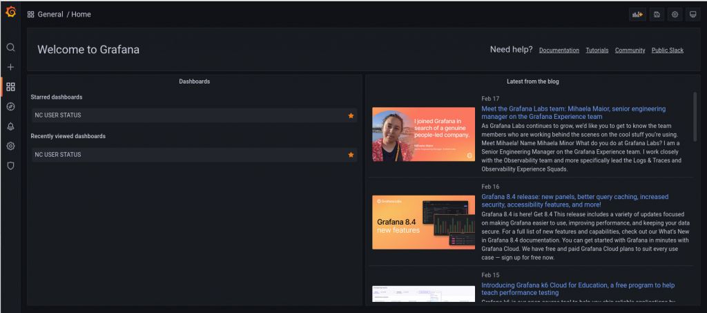 How to create a new dashboard in Grafana