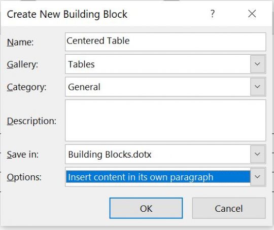 How To Align Tables Using Quick Tables In Microsoft Word Techrepublic 2970