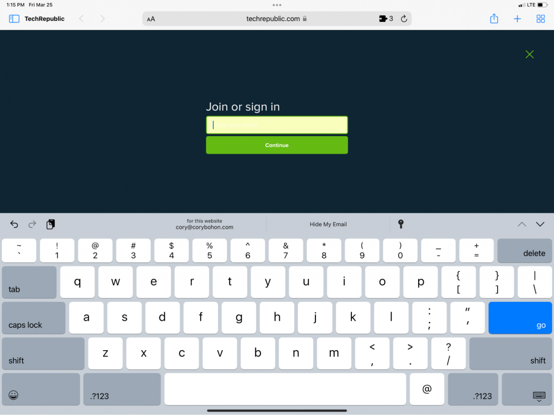 How to use AutoFill Passwords in iOS