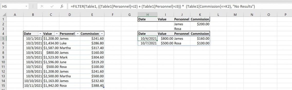 How to apply multiple filtering criteria by combining AND and OR ...