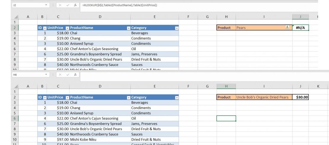 How to use wildcards with the XLOOKUP() function in Excel - TechRepublic