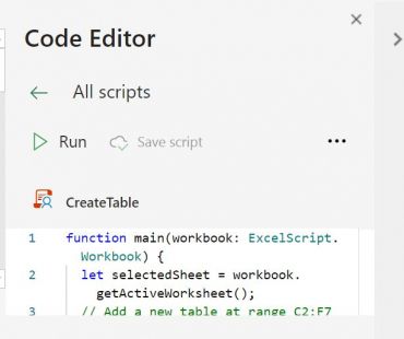 How to run script in Microsoft 365 Excel for the web | TechRepublic
