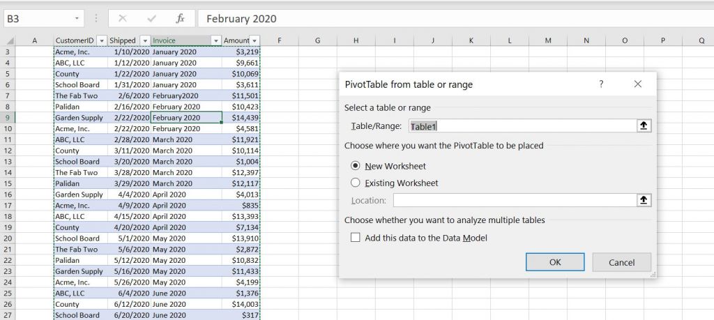 How To Create A Yoy Comparison Chart Using A Pivotchart In Excel