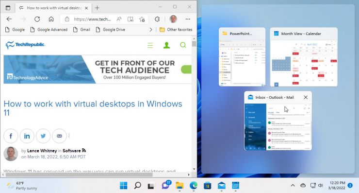 How to snap windows in Windows 11 | TechRepublic