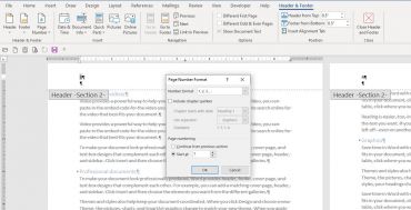How to start page numbers after the first few pages in a Word document ...