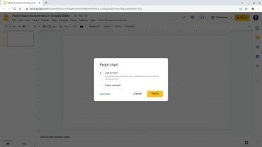 How to embed linked charts from Google Forms in Slides, Docs or Drawings - TechRepublic