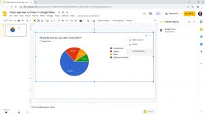 How to embed linked charts from Google Forms in Slides, Docs or Drawings - TechRepublic