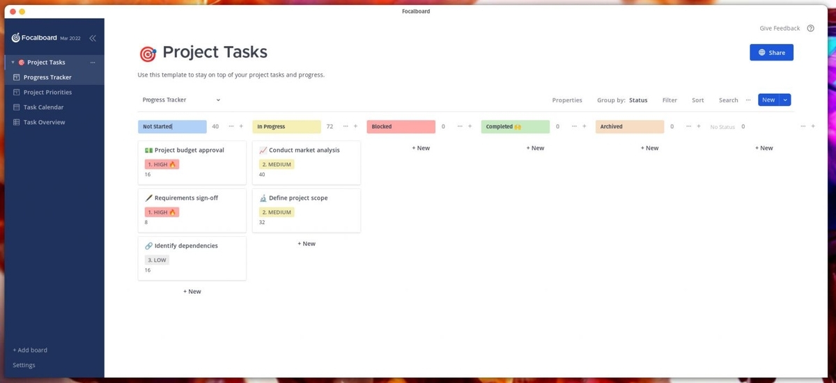 Focalboard is a kanban tool that anyone can use for better task ...