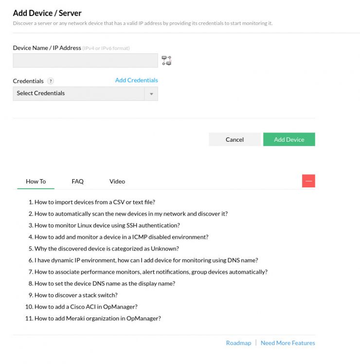 How to add devices to monitor with ManageEngine OpManager | TechRepublic