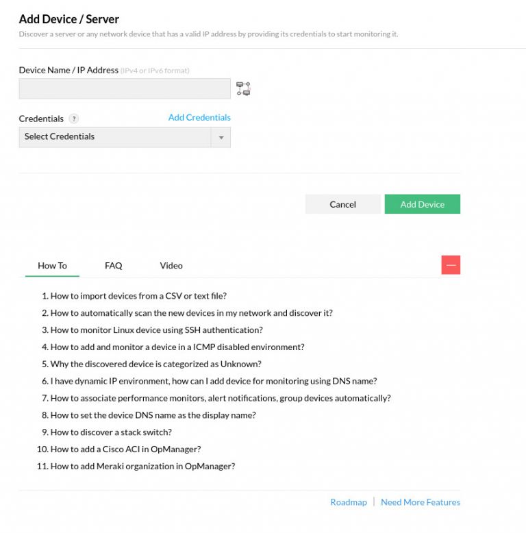 How to add devices to monitor with ManageEngine OpManager | TechRepublic
