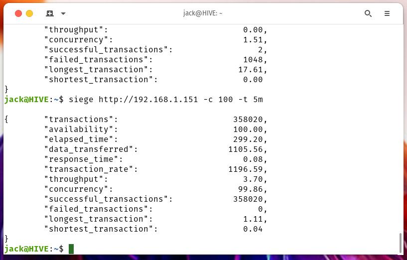 How to benchmark a website with the Siege command-line tool