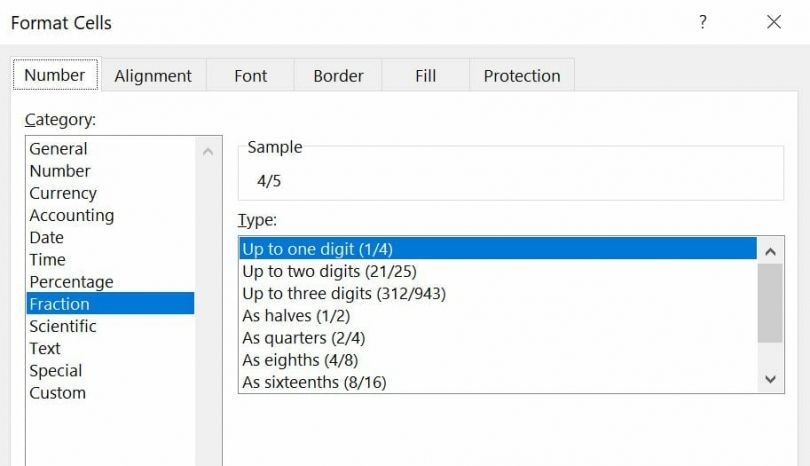 How To Enter And Display Fractions In Excel Techrepublic
