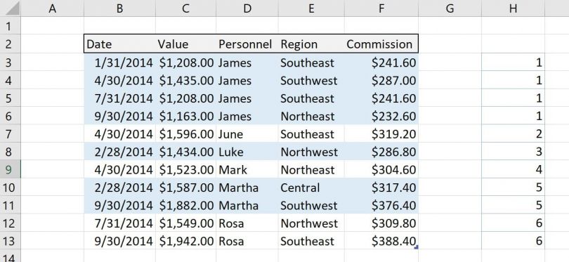 How to add a conditional format that highlights groups in Excel ...