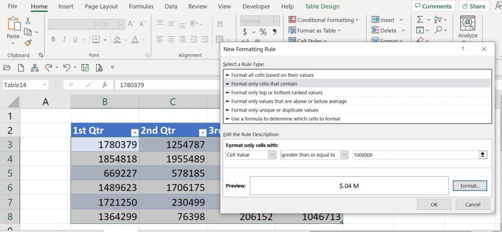 How to Use Conditional Formatting to Make Larger Values More Readable ...