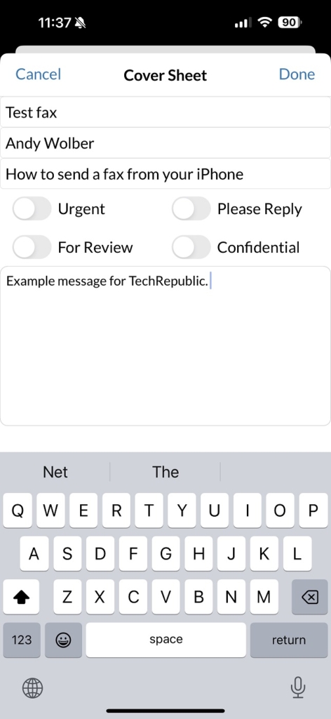 How to Send a Fax From Your iPhone