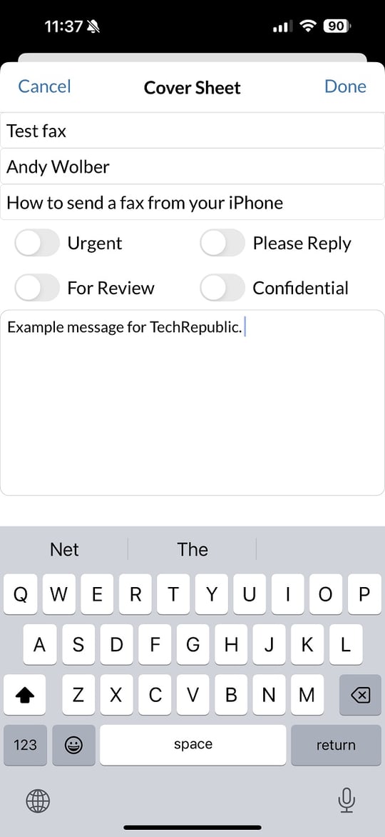 How to Send a Fax From Your iPhone