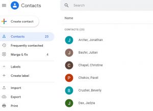 How to manage your Google Contacts
