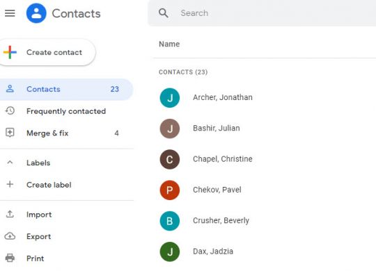 How to manage your Google Contacts