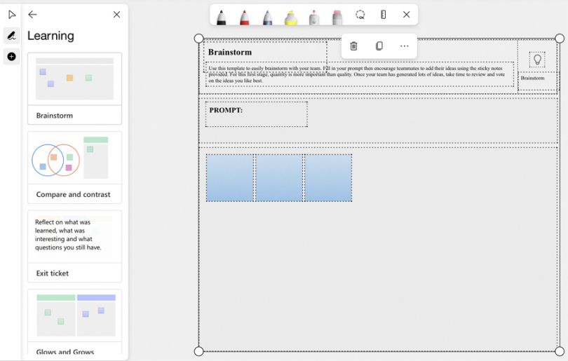 How to use Microsoft Whiteboard on a PC or mobile device