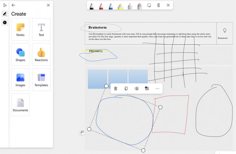 How to use Microsoft Whiteboard on a PC or mobile device