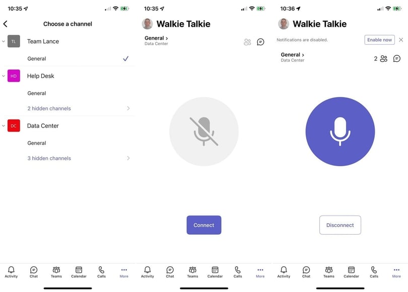How to use the Walkie-Talkie feature in Microsoft Teams - TechRepublic