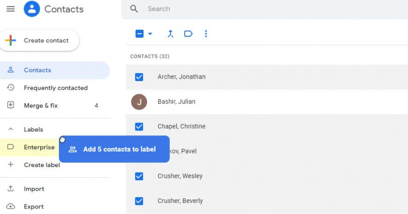 How to manage your Google Contacts