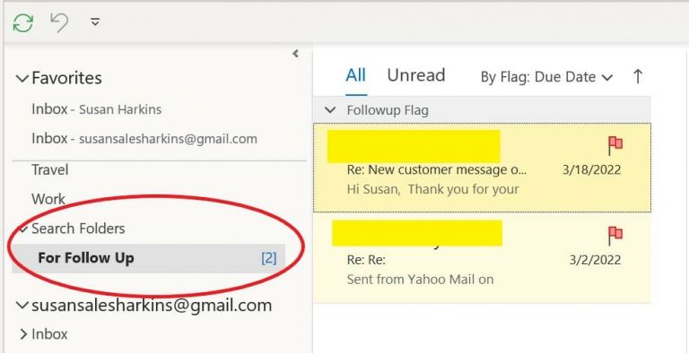 How to use search folders to keep up with today’s email in Outlook