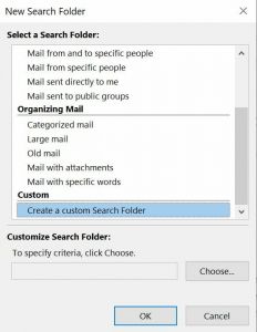 How to use search folders to keep up with today’s email in Outlook