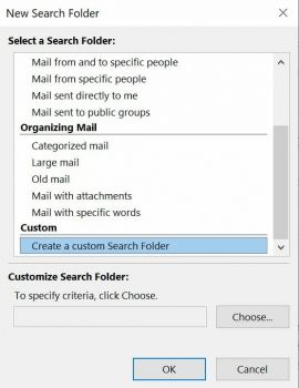 How to use search folders to keep up with today’s email in Outlook