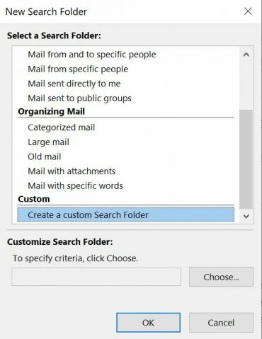 How to use search folders to keep up with today’s email in Outlook